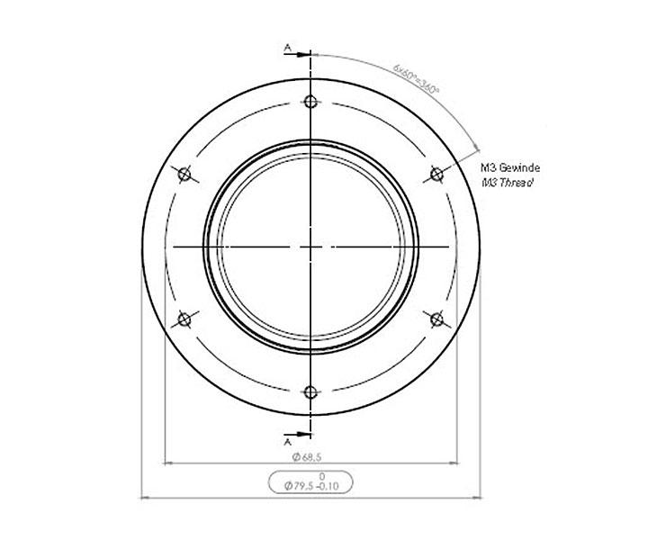 TS Optics M68 System - Adapter for ASA 3 Correctors to ZEISS Level M68 ...